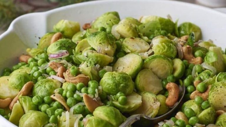Mary Berry Christmas Sprouts And Peas - British Baking Recipes