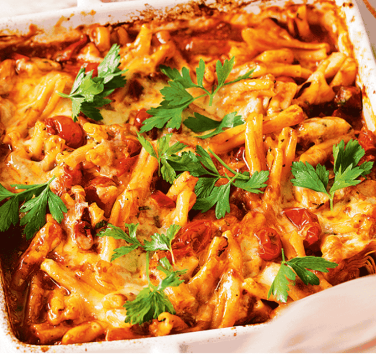 Jamie Oliver Cheesy Pasta Bake Recipe - British Baking Recipes