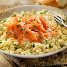 Jamie Oliver Salmon Risotto - British Baking Recipes
