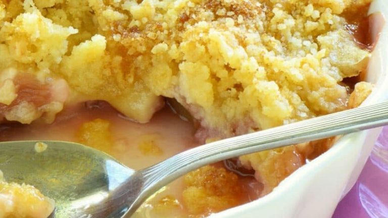 James Martin Rhubarb and Ginger Crumble Recipe